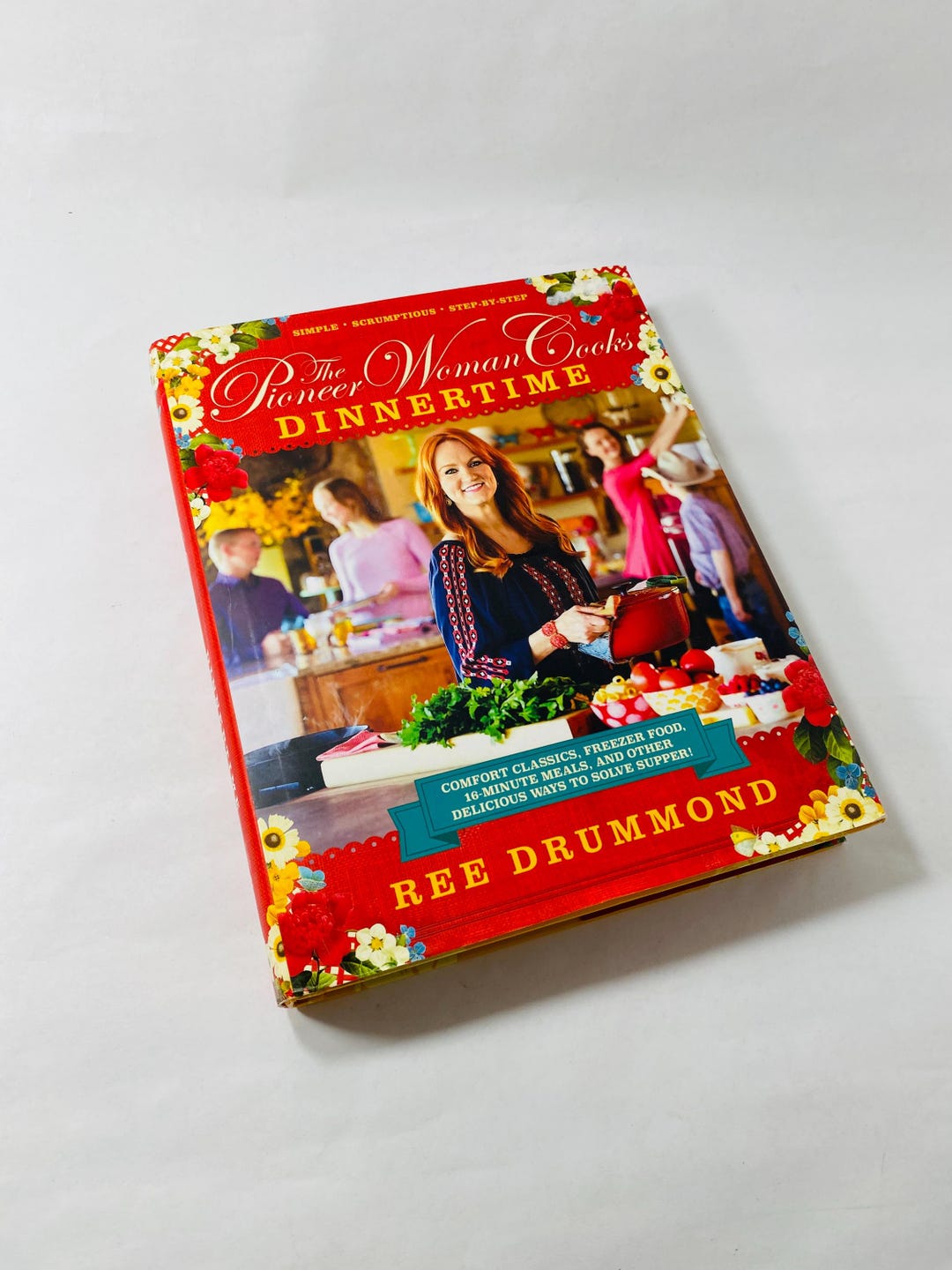 Pioneer Woman Ree Drummond Vintage Cookbook Kitchen Home Staging Prop ...