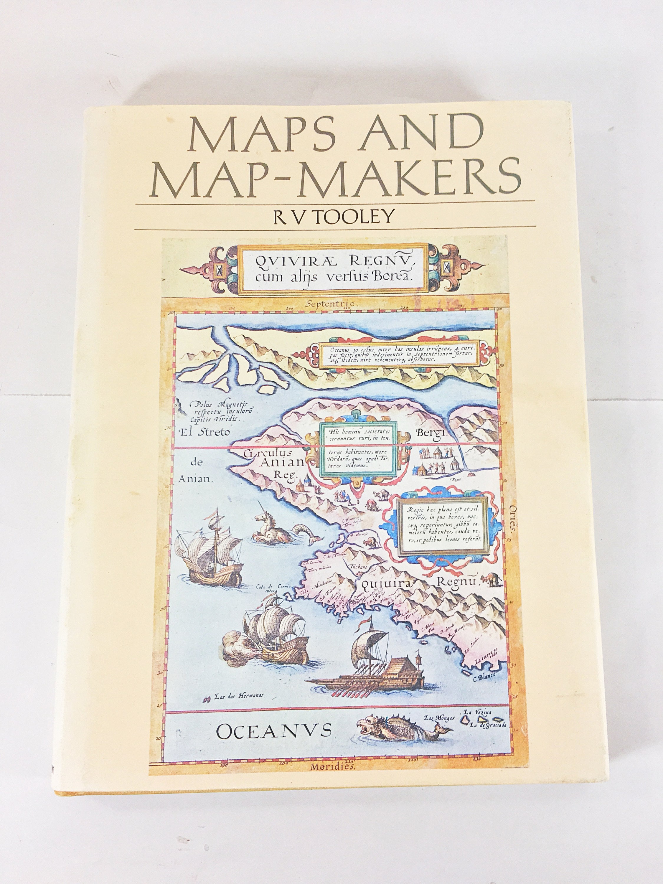 SIGNED Maps and Map-makers by RV Tooley. Magnificently Illustrated ...