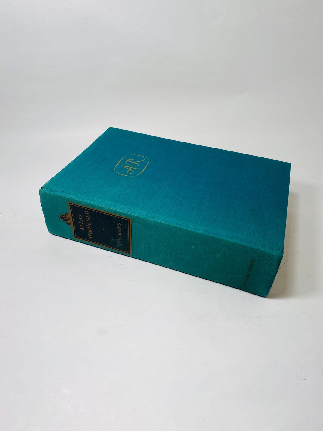 FIRST EDITION Ayn Rand Atlas Shrugged Vintage Book Circa 1957 Second ...