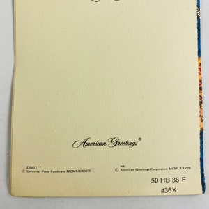 Vintage Ziggy Birthday Card Unused American Greetings Circa 1978 Ziggy ...