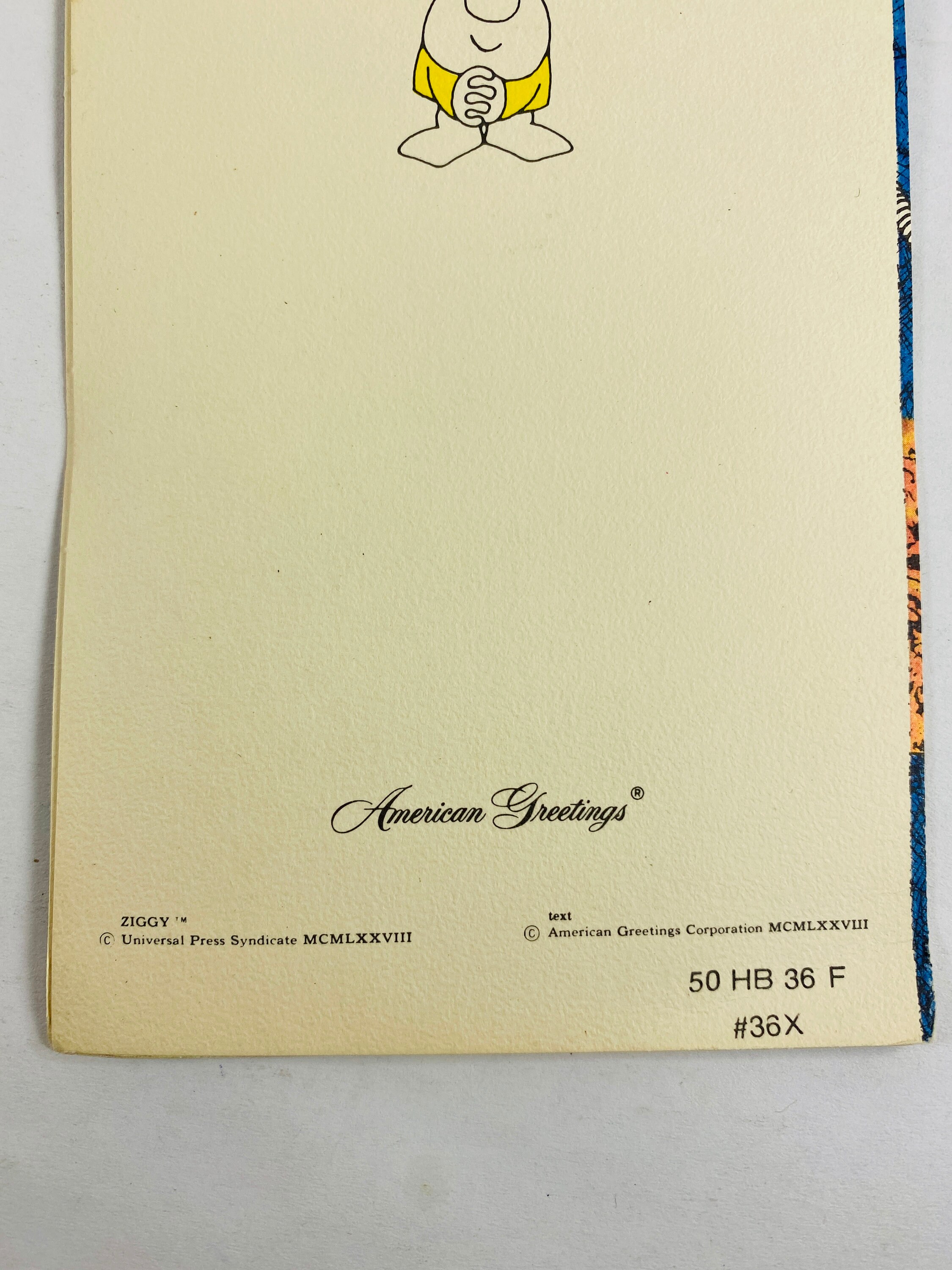Vintage Ziggy Birthday Card Unused American Greetings Circa - Etsy