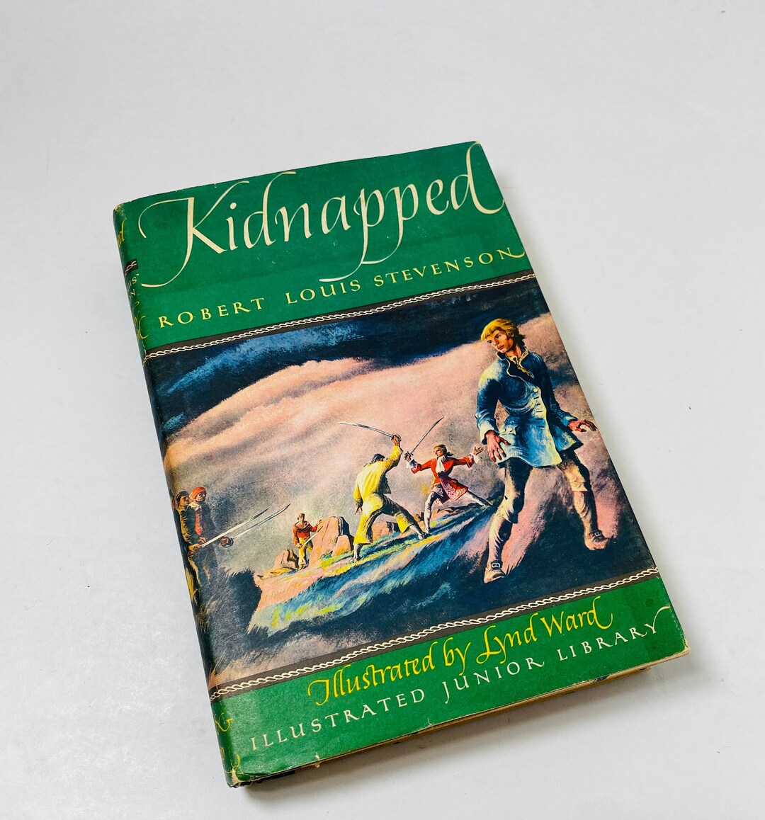 1947 Kidnapped Robert Louis Stevenson Vintage Illustrated Junior ...