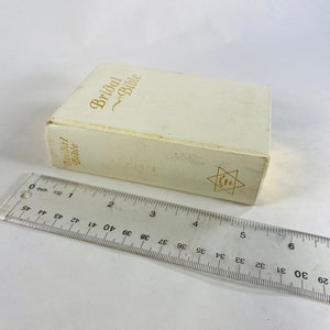 1939 Bride's Bible Vintage Bridal Tanakh White and Gold Jewish ...