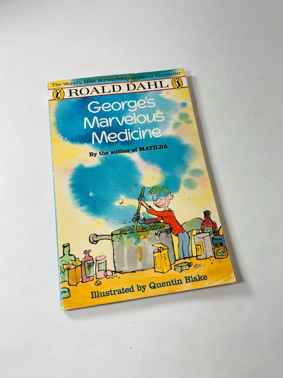 Roald Dahl George's Marvelous Medicine Vintage Paperback Book Circa ...