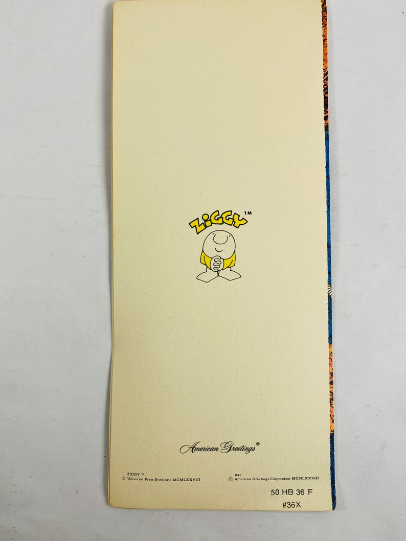 Vintage Ziggy Birthday Card Unused American Greetings Circa - Etsy