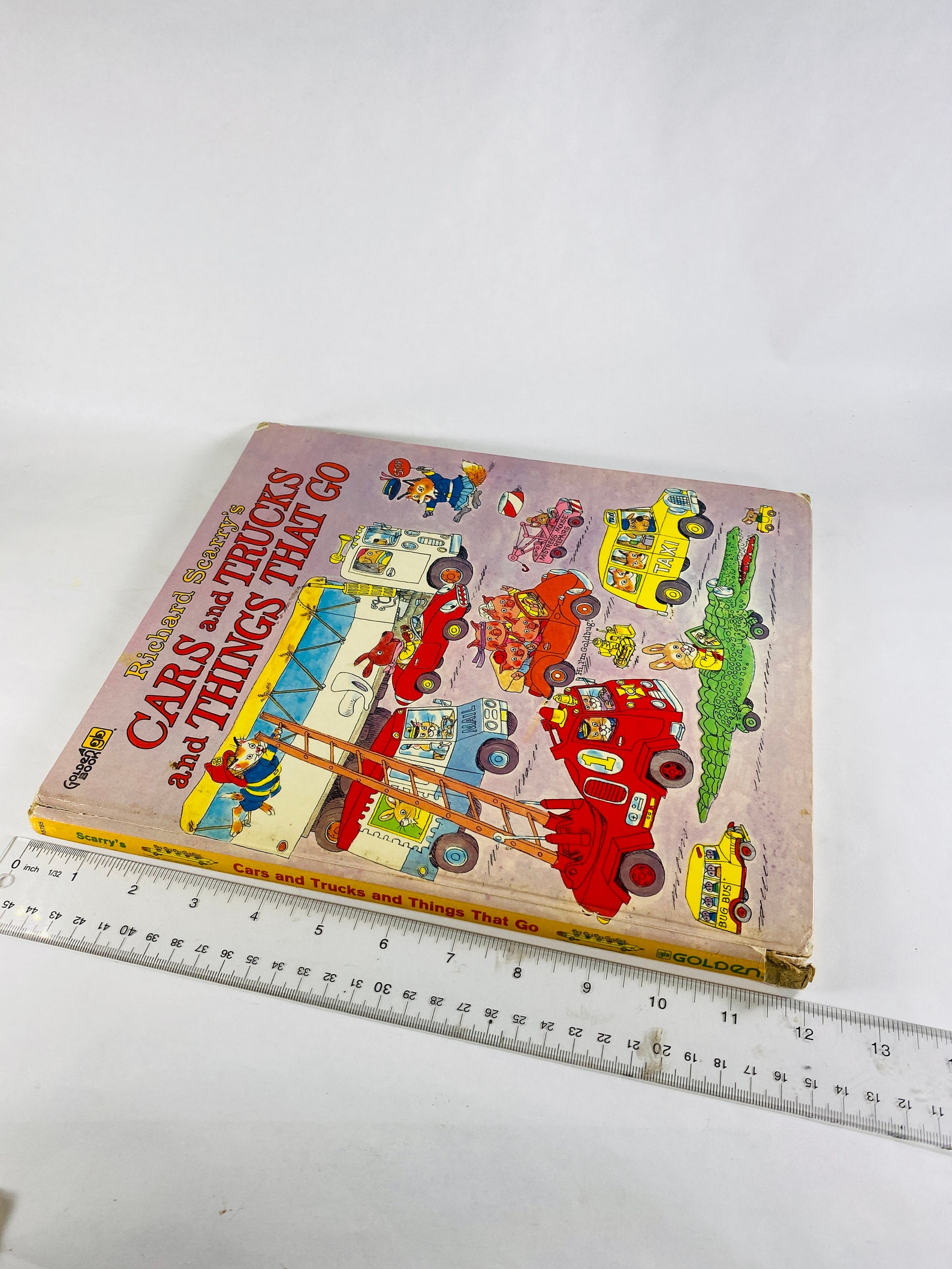 Richard Scarry Cars and Trucks and Things That Go LARGE | Etsy