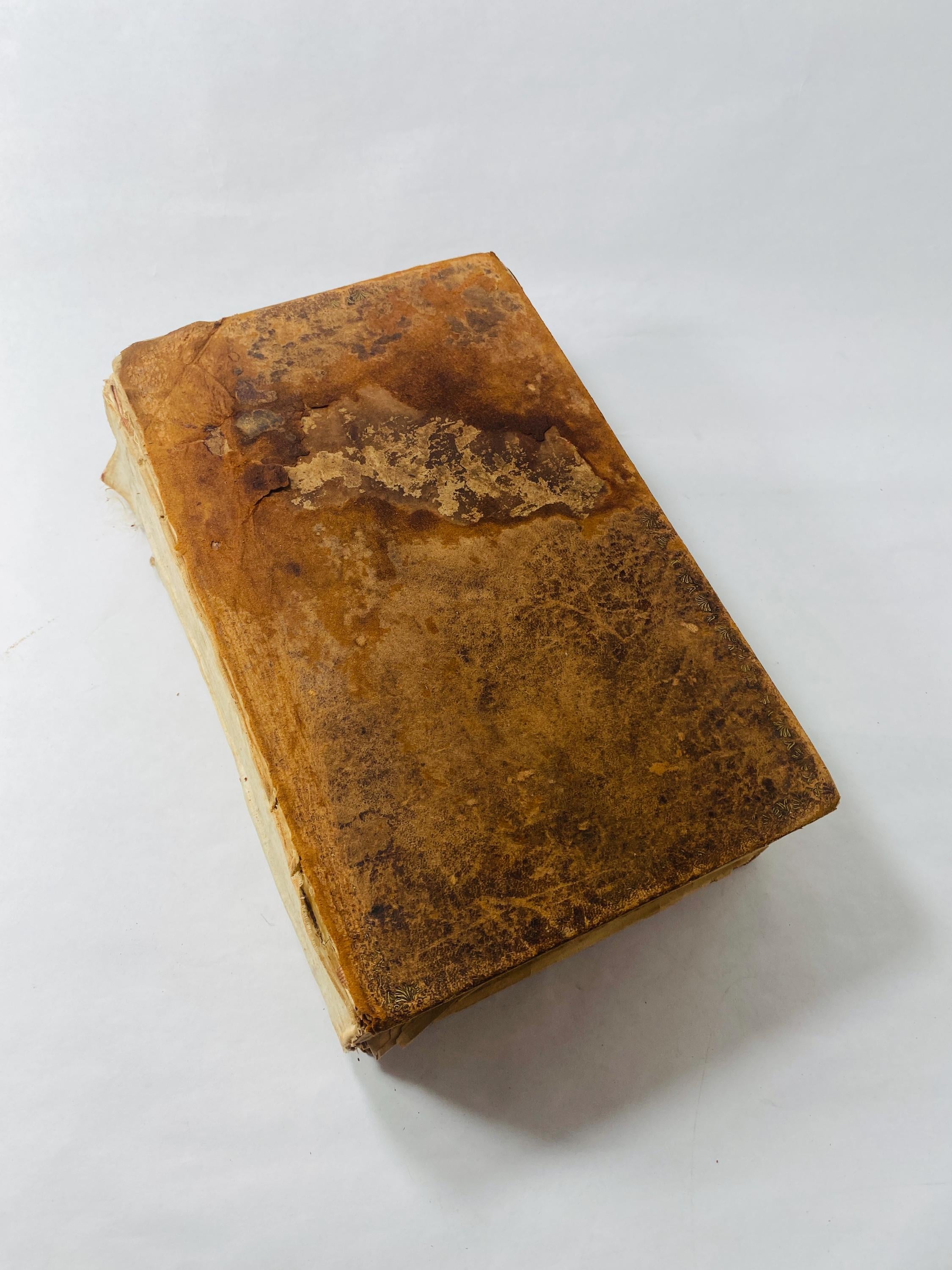 1833 Holy Bible King James Old & New Testament Susan John Gates Peck ...