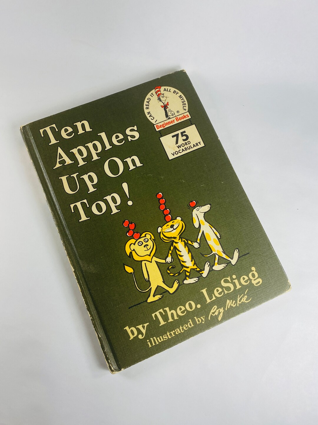 Ten Apples up on Top Vintage Dr Seuss Book Circa 1961 by Theodor Geisel ...