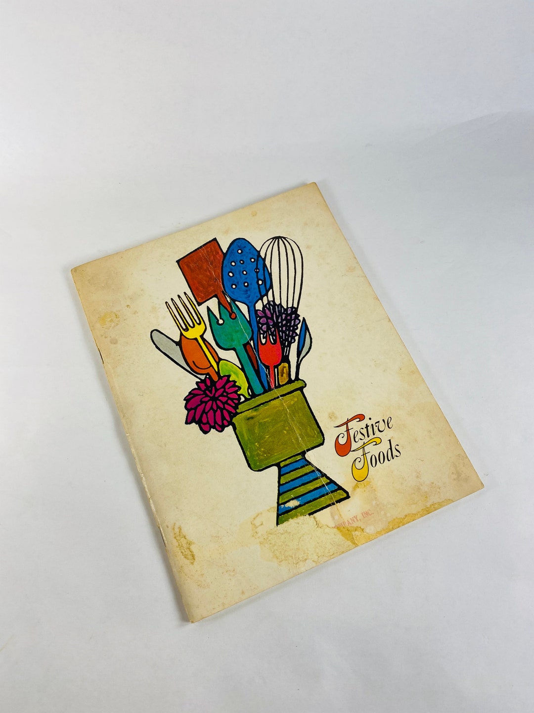 1971 Vintage Festive Foods Recipe Booklet Washington Gas Company ...