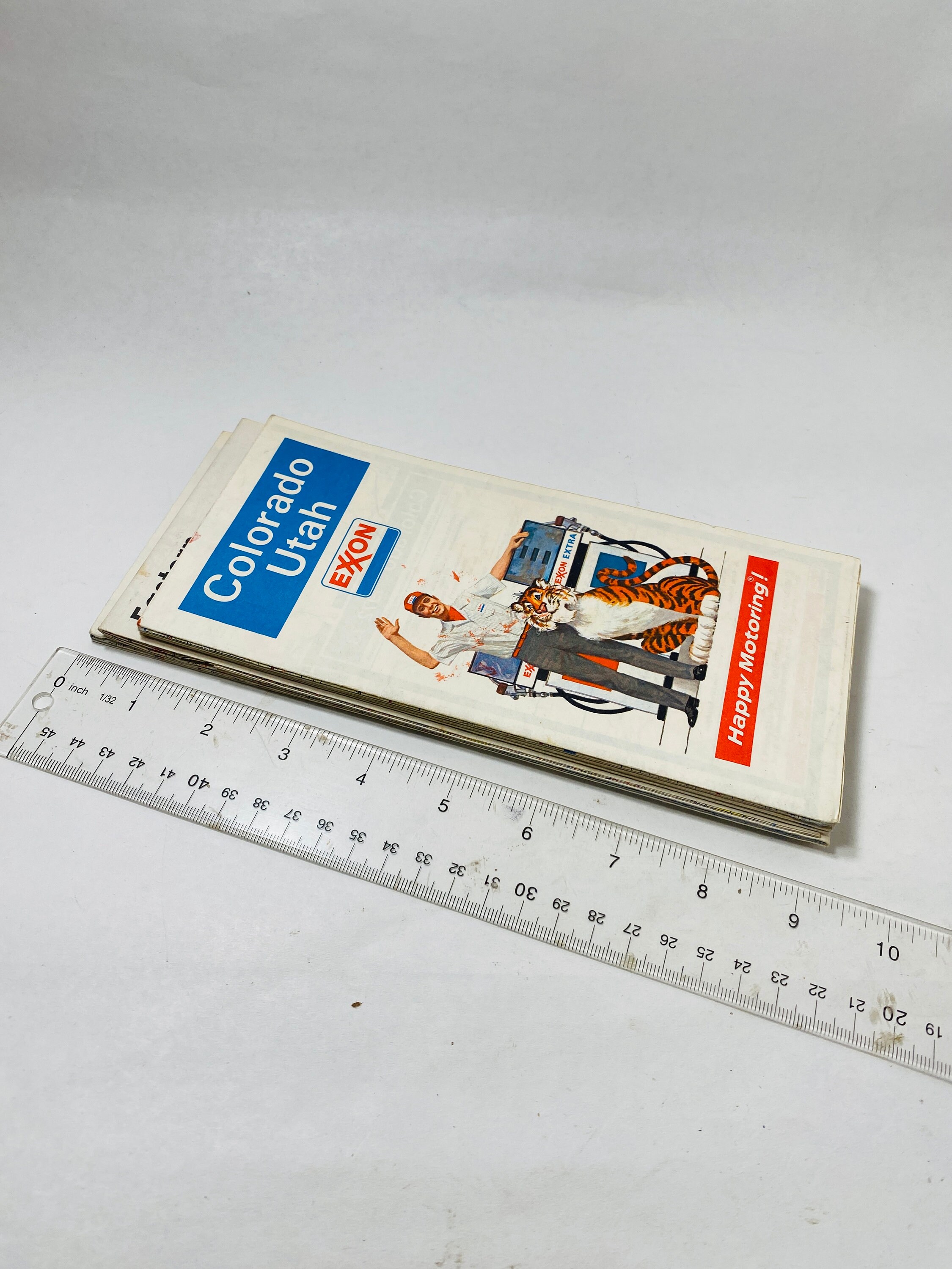 Exxon Vintage Road Map Lot Circa 1970 Happy Motoring! Texas Colorado ...