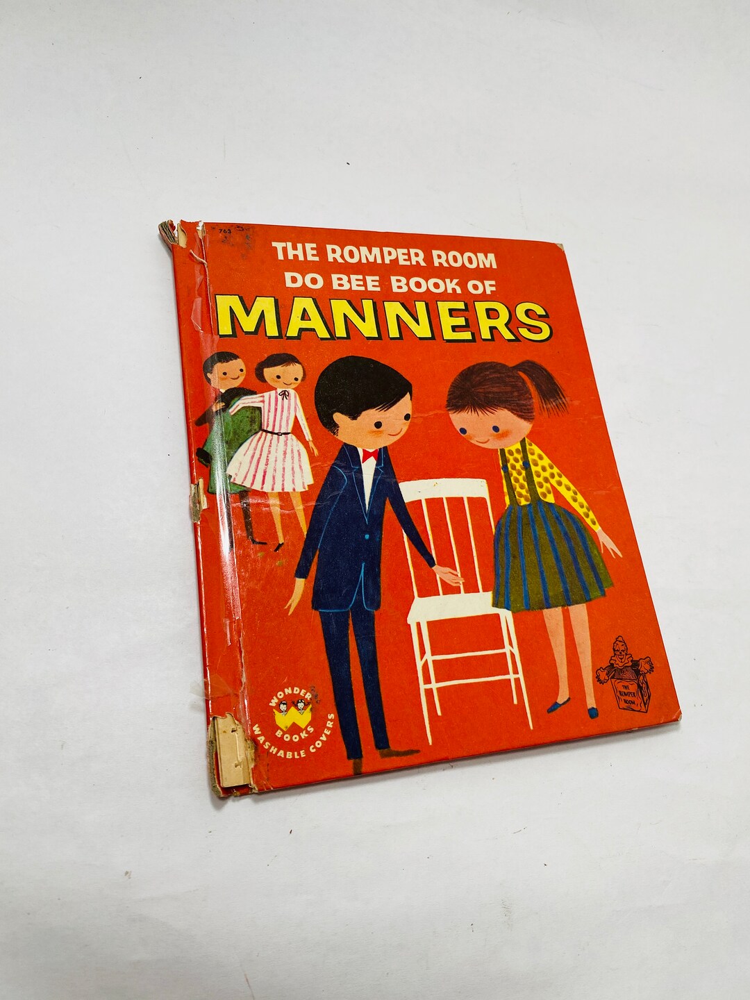 1957 Romper Room Book of Manners Vintage Wonder Book by Nancy Claster ...