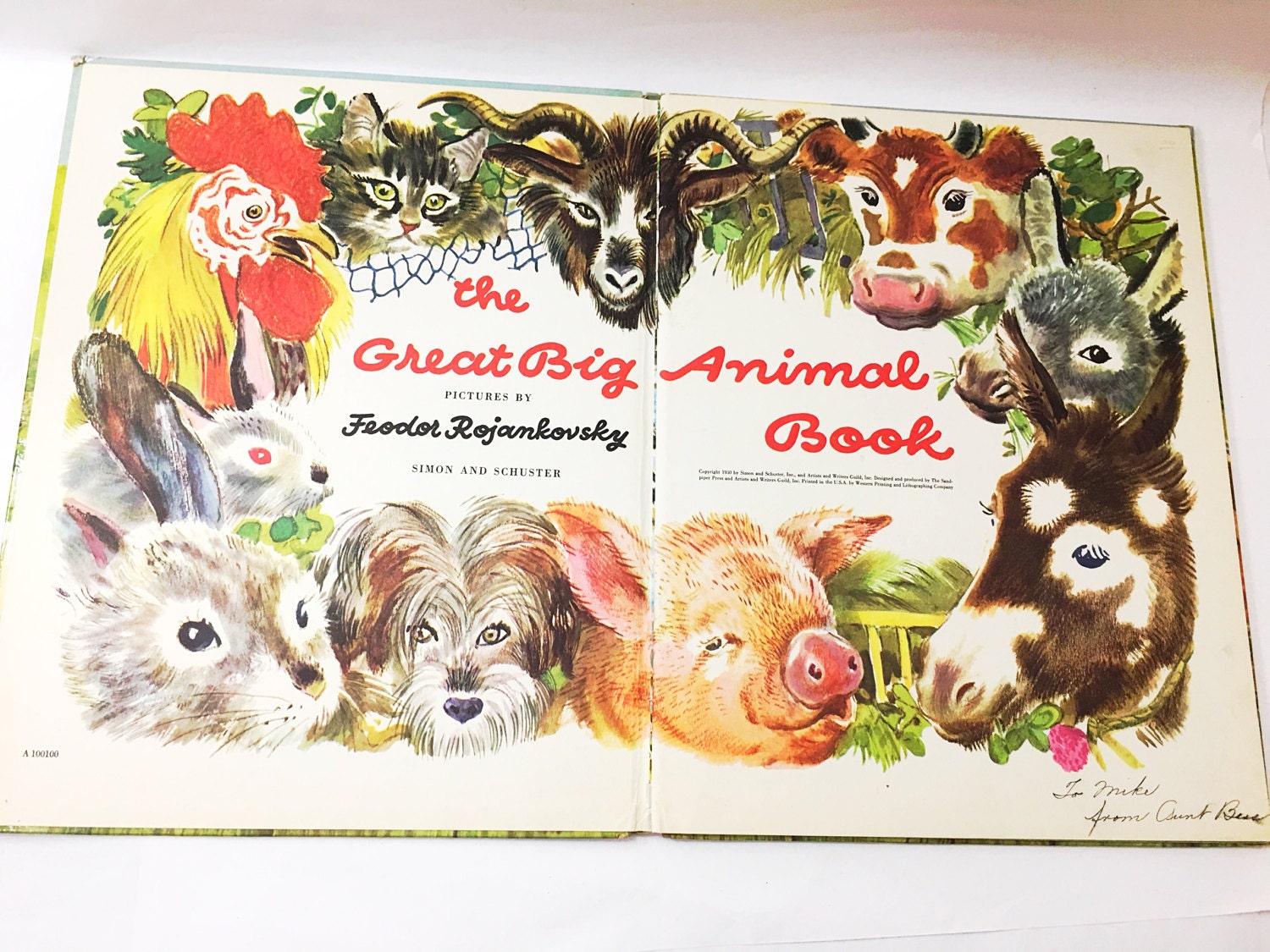 The Great Big Animal Book. FIRST EDITION. A Big Little Golden | Etsy
