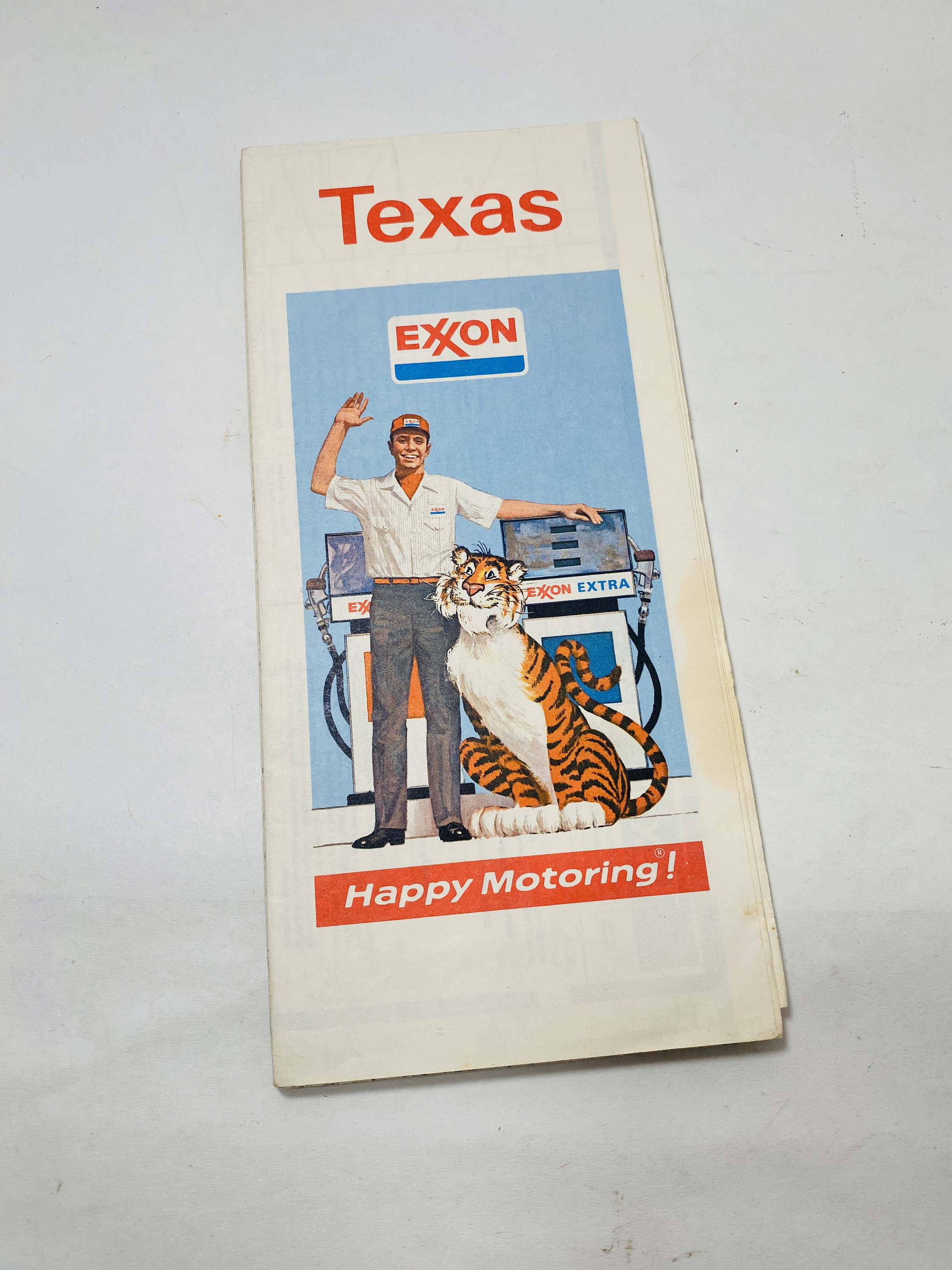 Exxon Vintage Road Map Lot Circa 1970 Happy Motoring! Texas Colorado ...