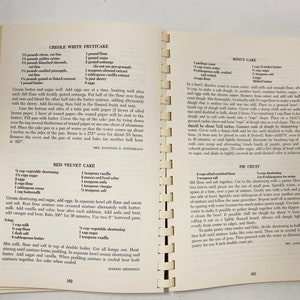 SIGNED New Orleans Recipes and Reminiscences Vintage Spiral Cookbook ...