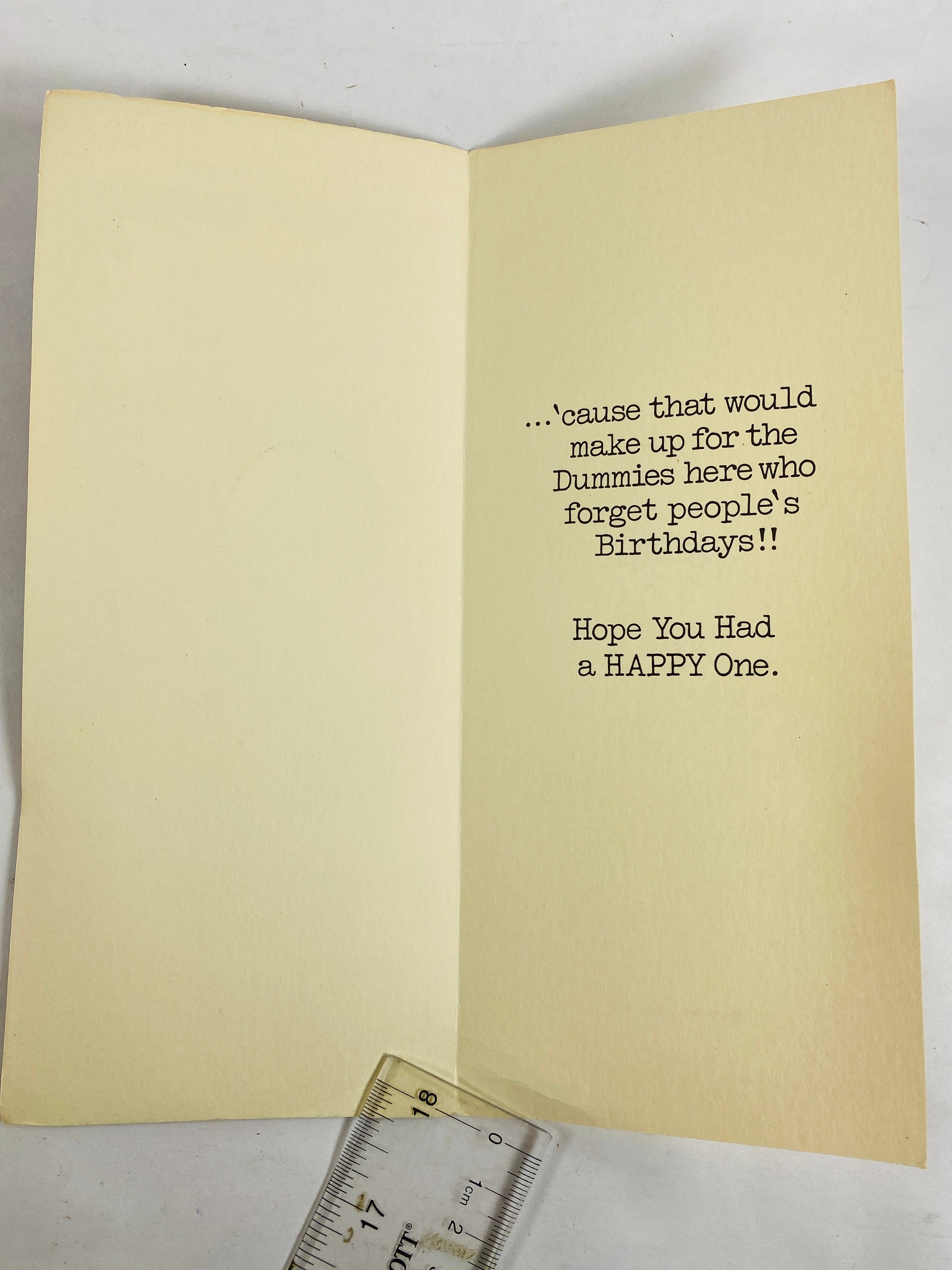 Vintage Ziggy Birthday Card Unused American Greetings Circa - Etsy