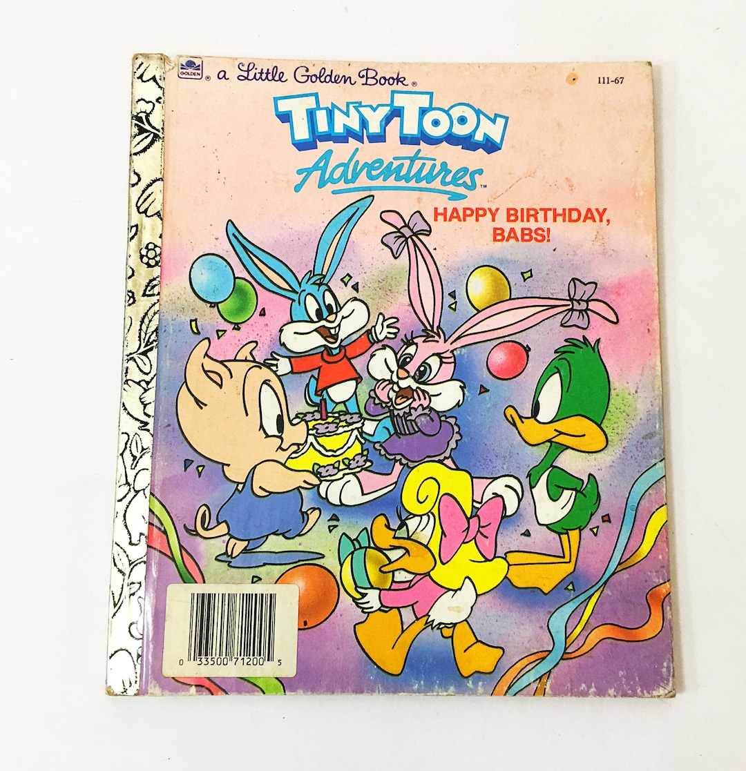 Happy Birthday Babs Tiny Toon Adventures Vintage Little - Etsy