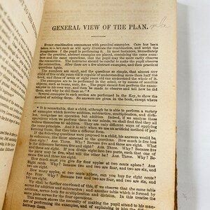 1849 Mathematics RARE Pre Civil War Arithmetic Textbook Inductive ...