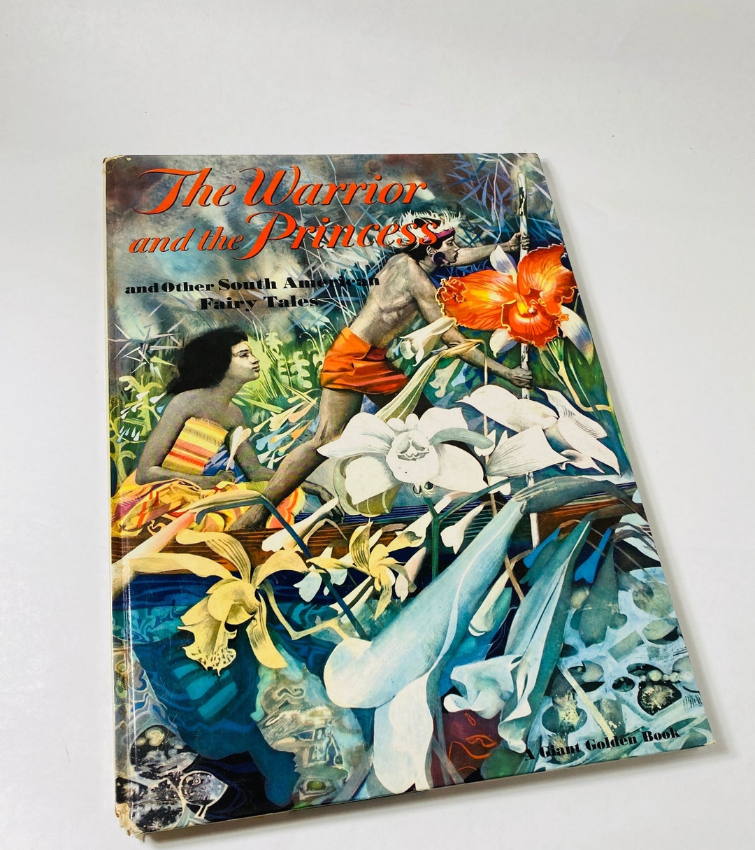 Warrior and the Princess South American Fairy Tales GIANT Vintage ...
