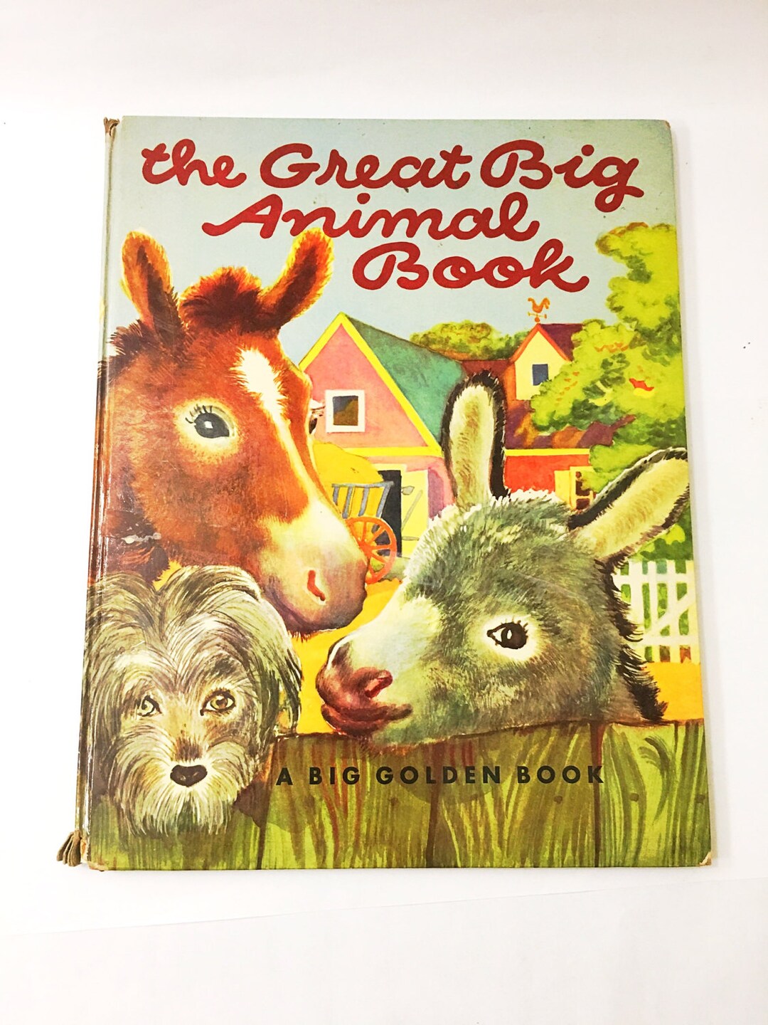 The Great Big Animal Book. FIRST EDITION. A Big Little Golden Book. LGB ...