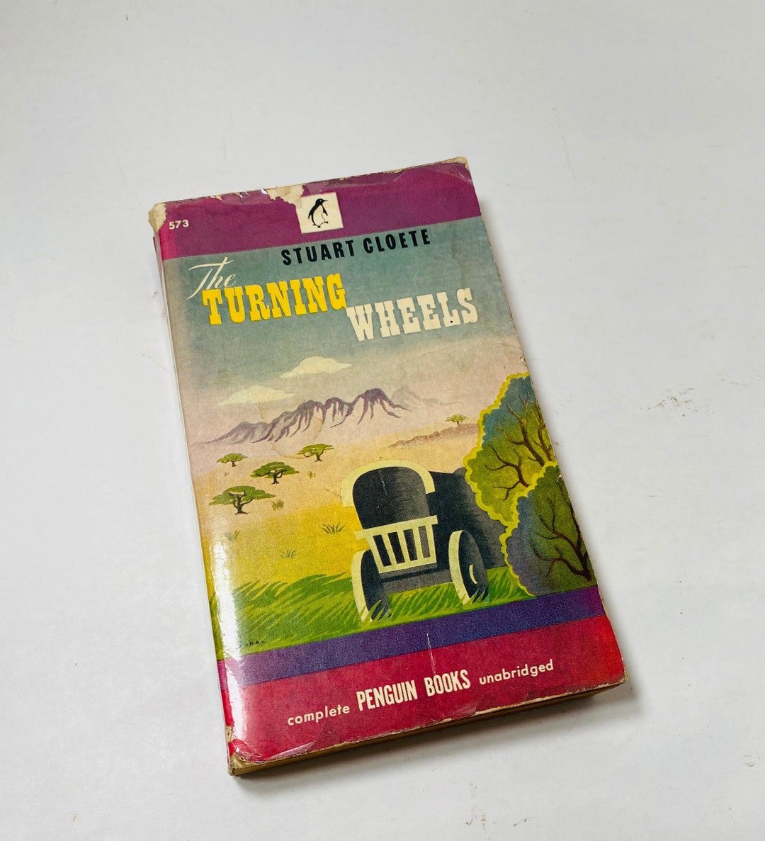 1937 Turning Wheels Vintage Penguin Paperback Book by Stuart Cloete ...