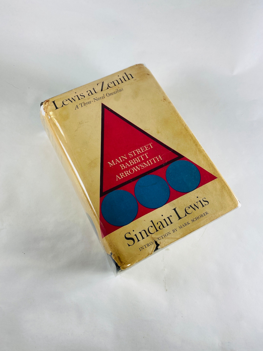 1961 Lewis at Zenith by Sinclair Lewis Includes Main Street, Babbitt and Arrowsmith Vintage Book ...