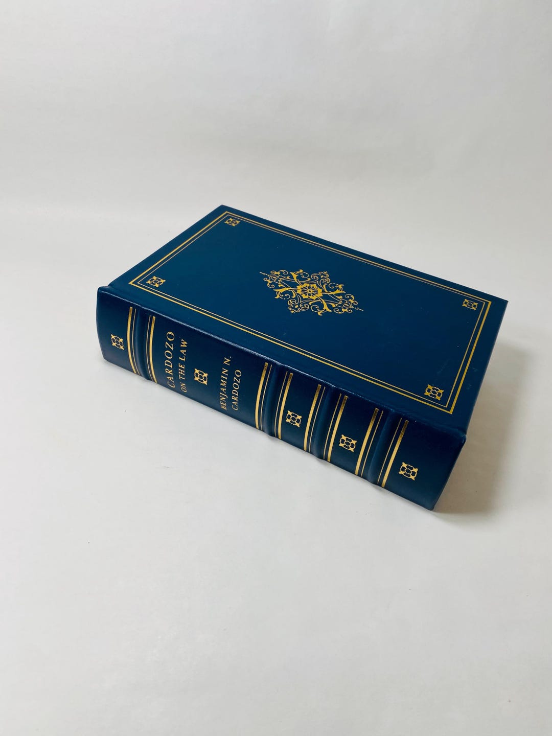 Cardozo on the Law Vintage Blue Leather Bound Book Graduation Gift ...