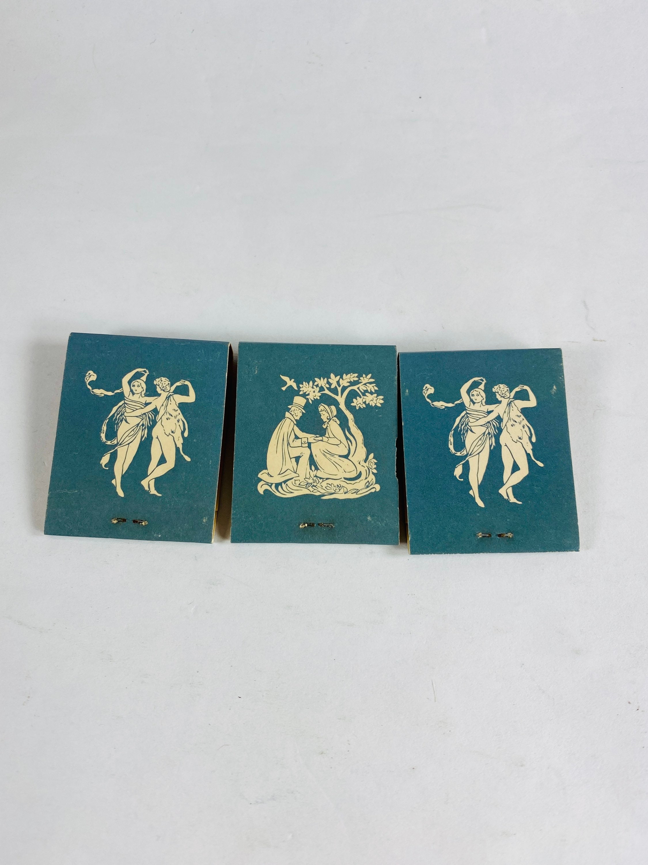 1970 Vintage Diamond Matches Lot 3 UNUSED Blue & White Angelic ...