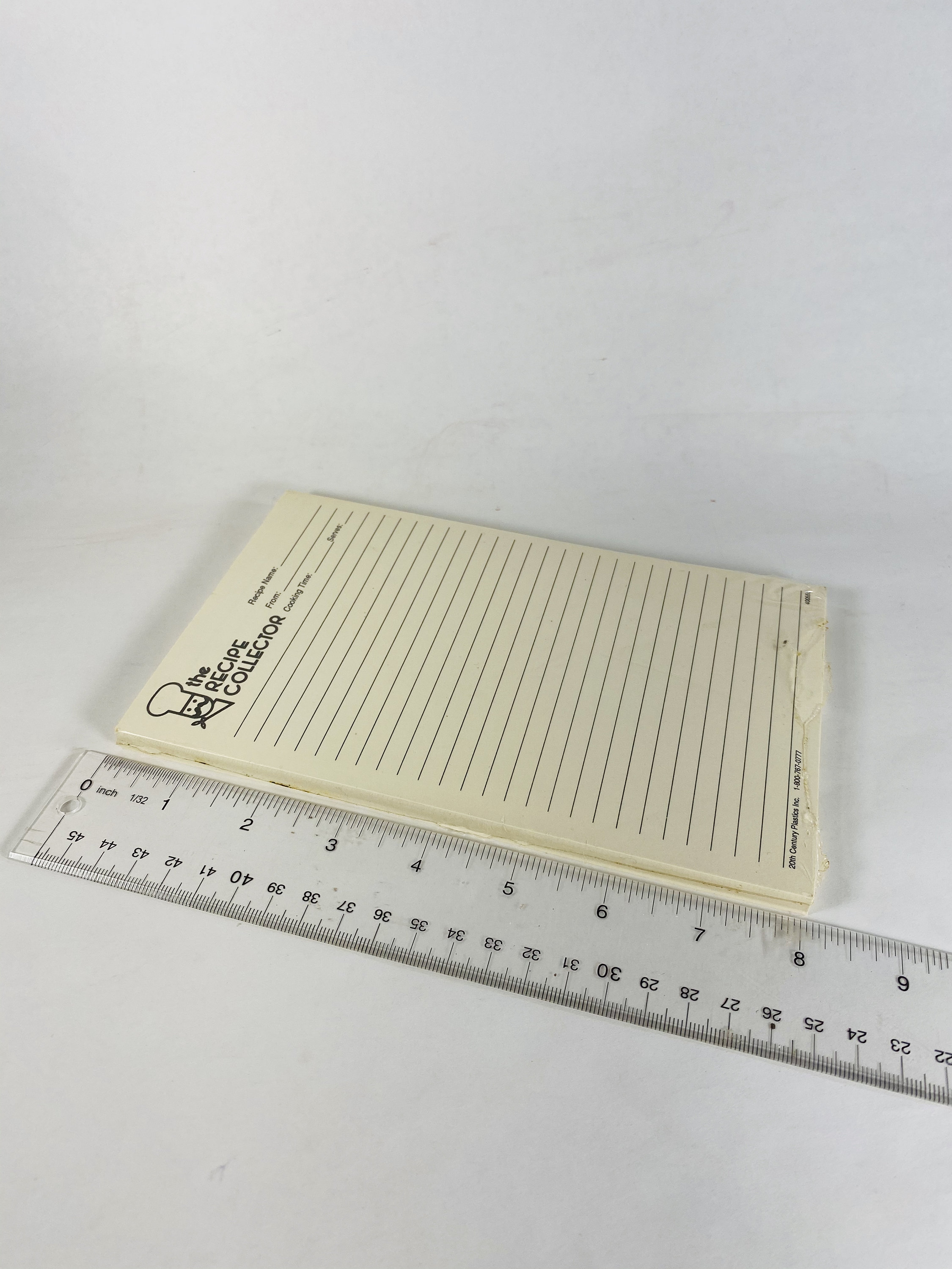 Vintage Recipe Collector Notepad Recipe Cards Lined Front and - Etsy