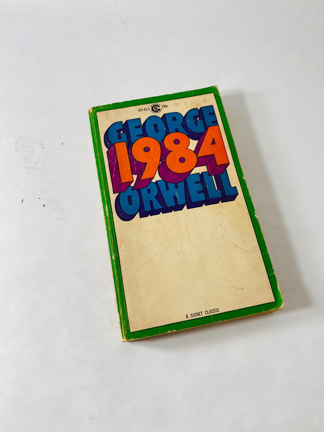 George Orwell 1984 Vintage Signet Paperback Book Circa 1961 Nineteen ...