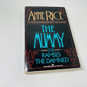 Mummy Ramses the Damned by Anne Rice Large Vintage Paperback Book Circa ...