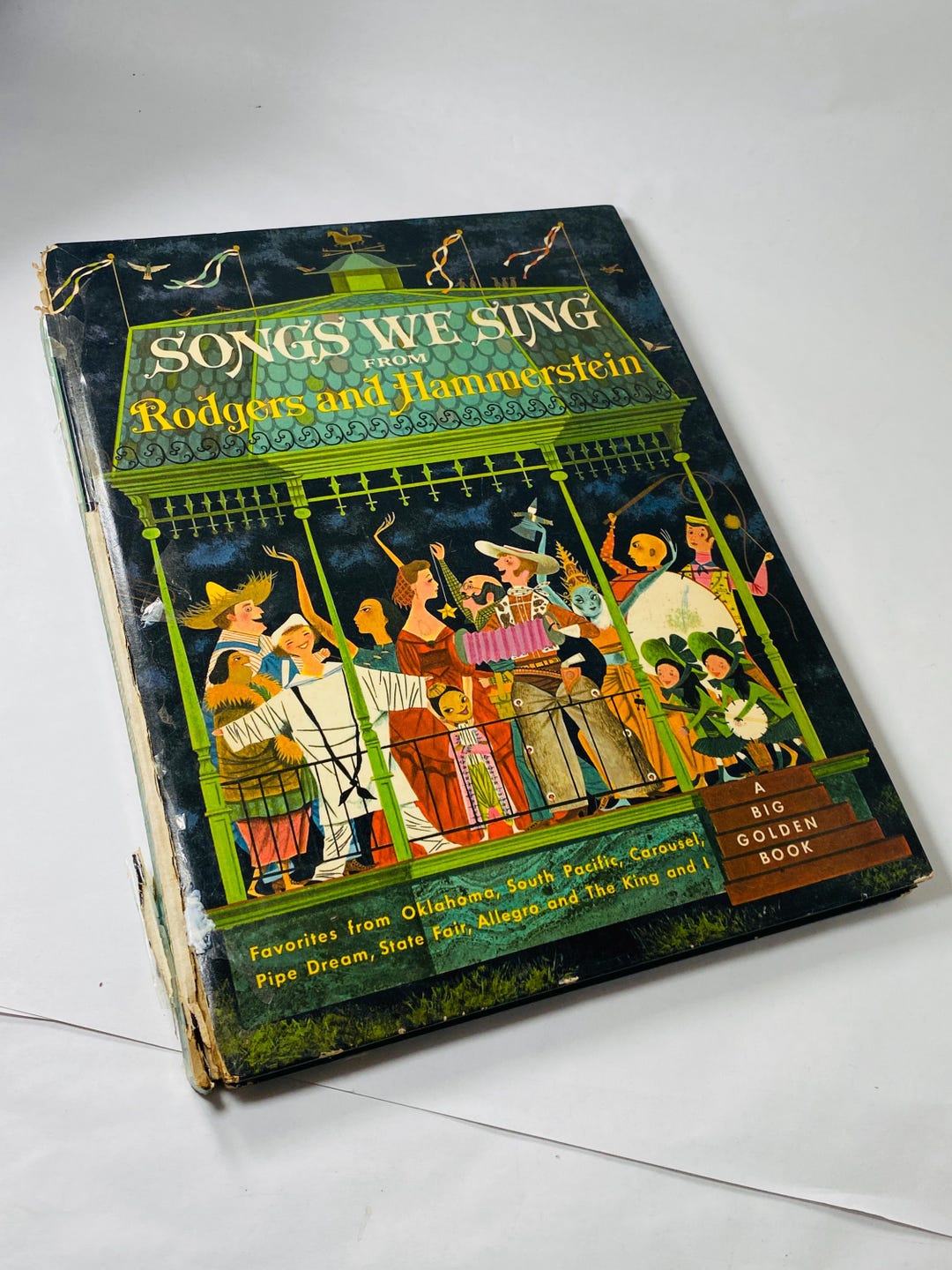 Rodgers & Hammerstein Vintage Big Golden Book Songs We Sing Circa 1967 ...