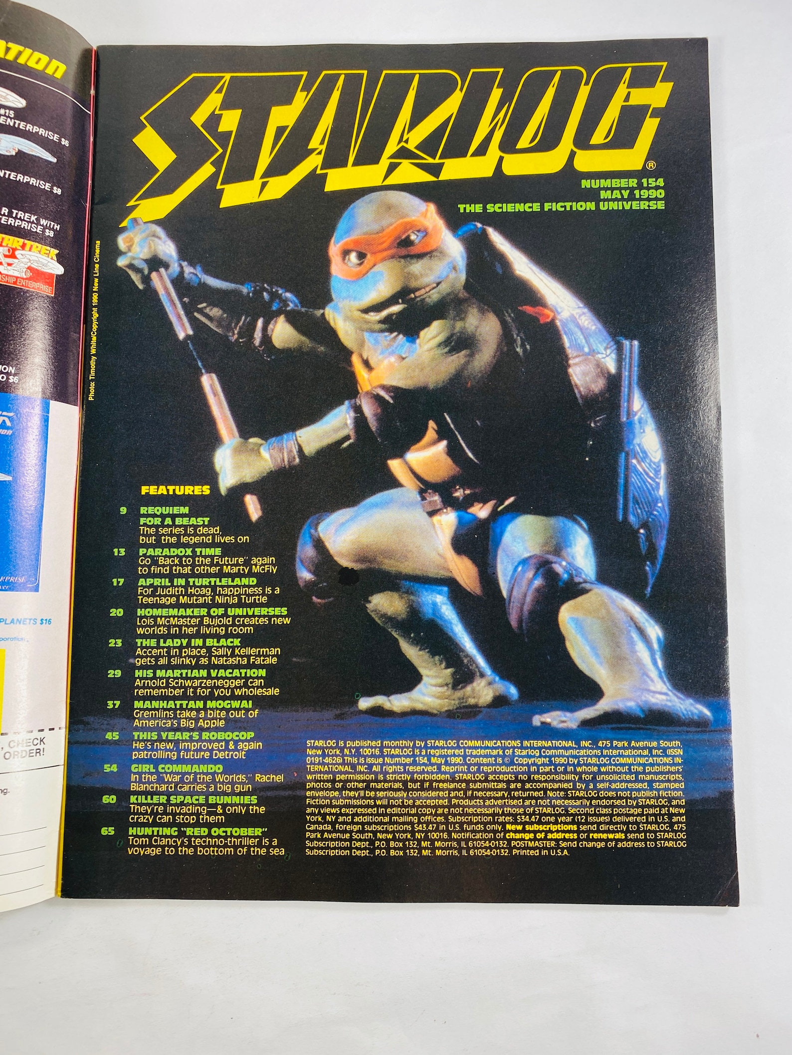 1990 Gremlins Teenage Mutant Ninja Turtles Total Recall Vintage ...