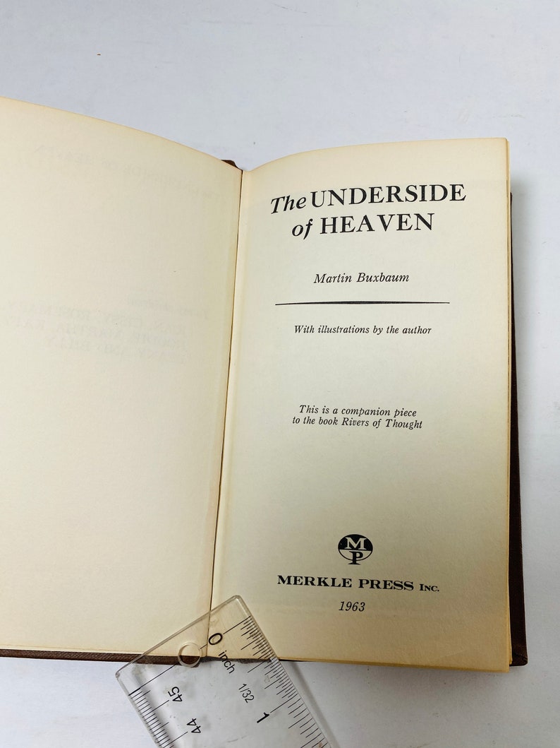 Underside of Heaven Vintage Christian Poetry Book by Maryland Poet ...
