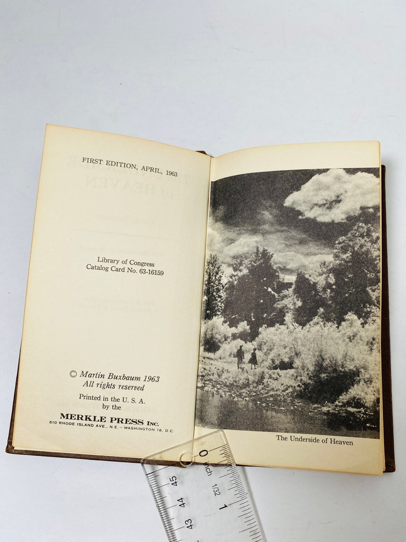 Underside of Heaven Vintage Christian Poetry Book by Maryland Poet ...
