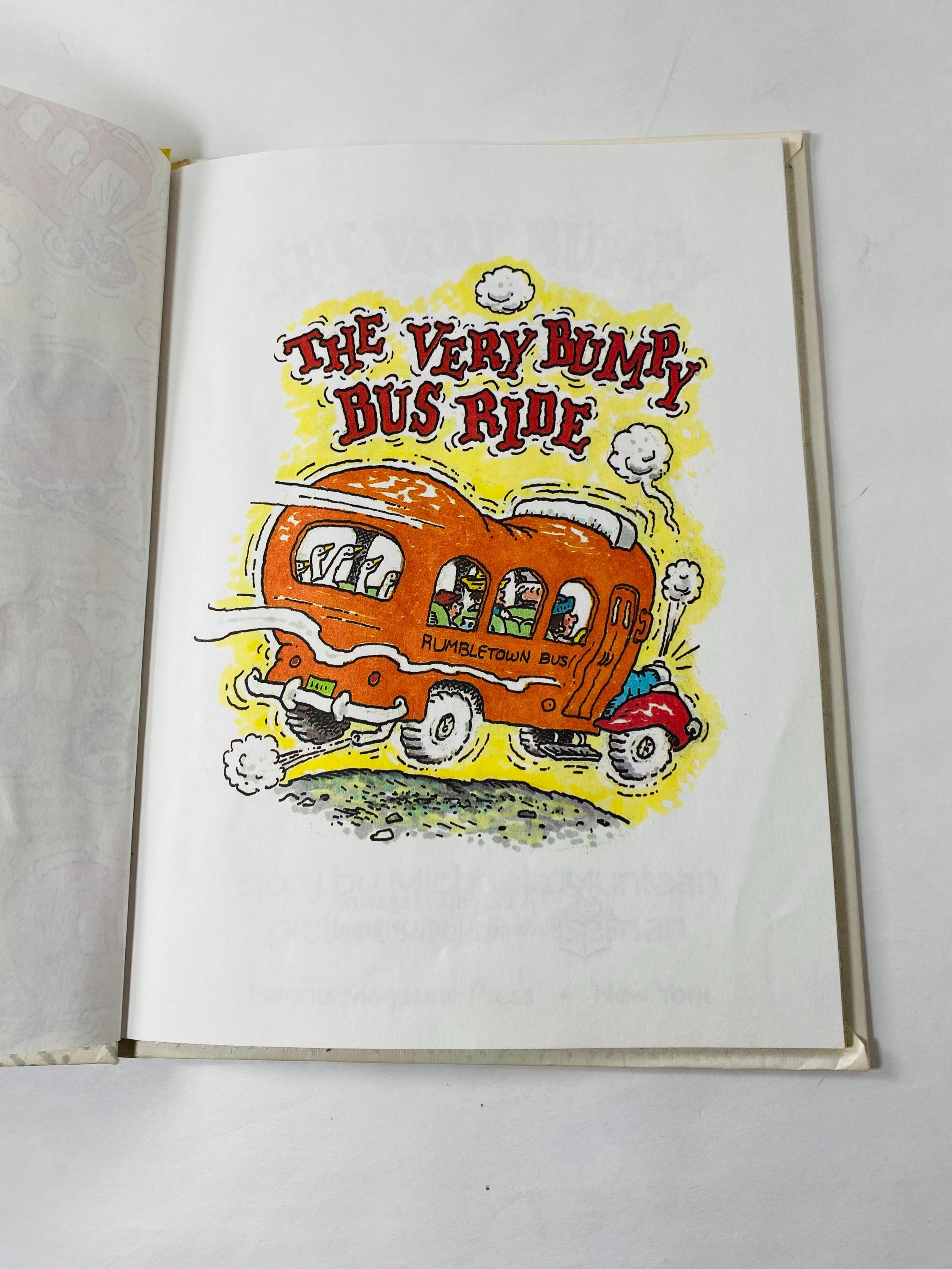 1988 Very Bumpy Bus Ride Vintage Parent's Magazine Book by Michael ...