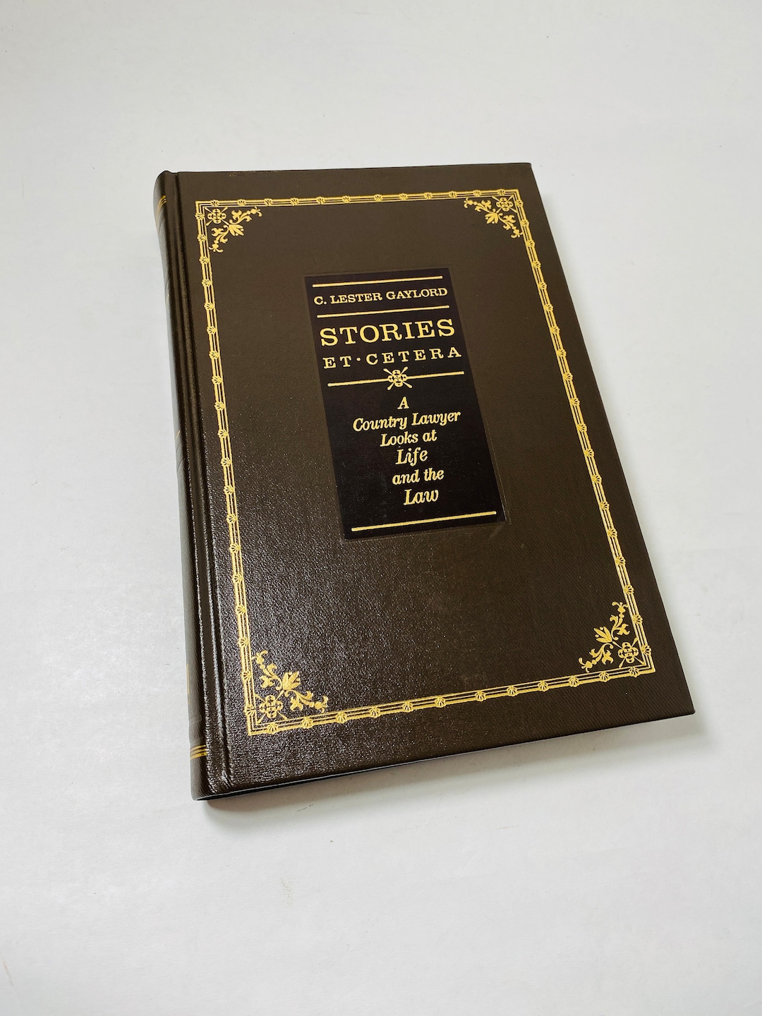 1988 Country Lawyer Looks at Life and the Law Vintage Leather Bound ...