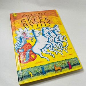 Daulaire Book of Greek Myths LARGE Vintage Childrens Book Circa 1992 ...