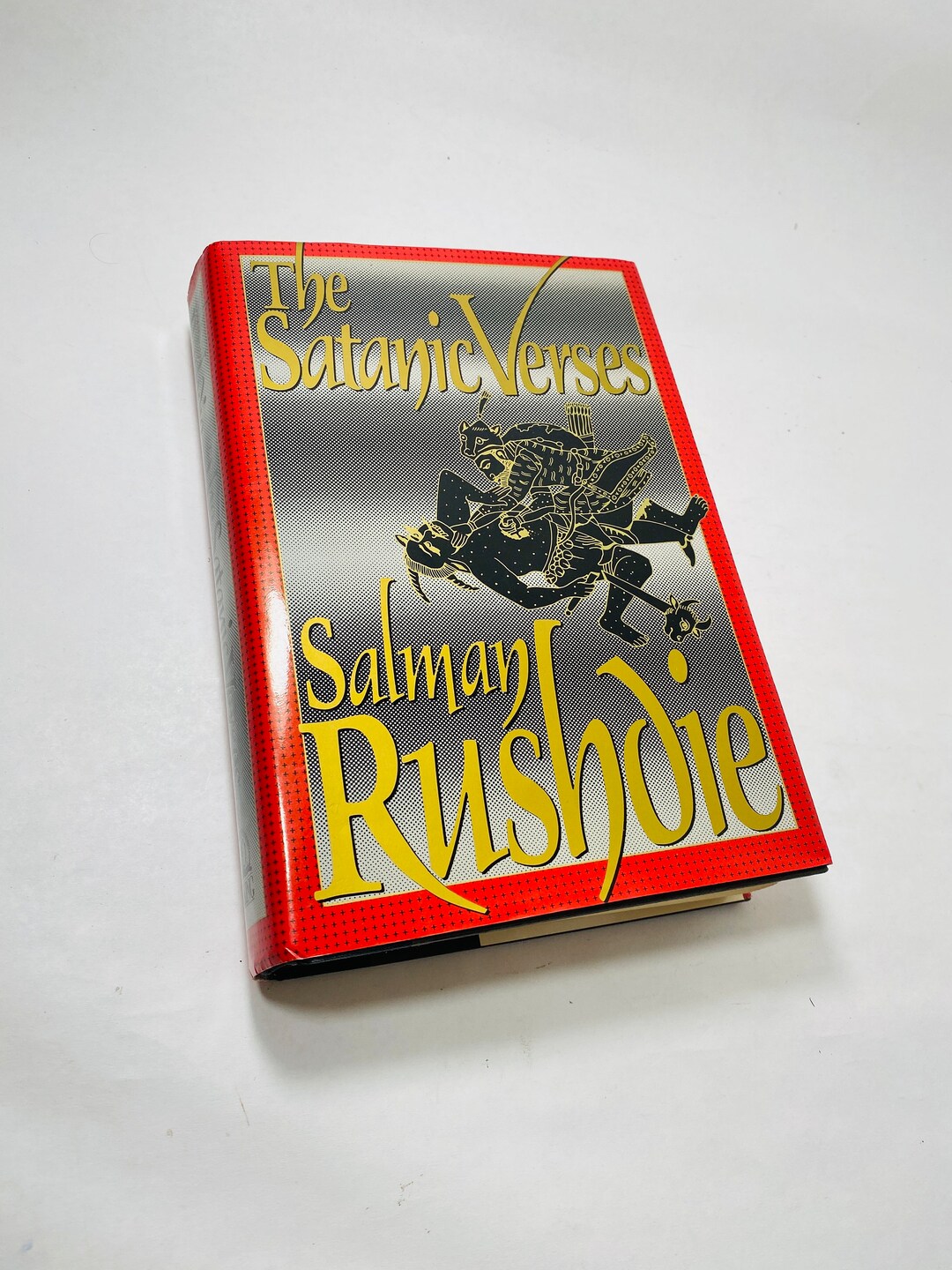The Satanic Verses by Salman Rushdieearly PRINTING Vintage Occult Book ...