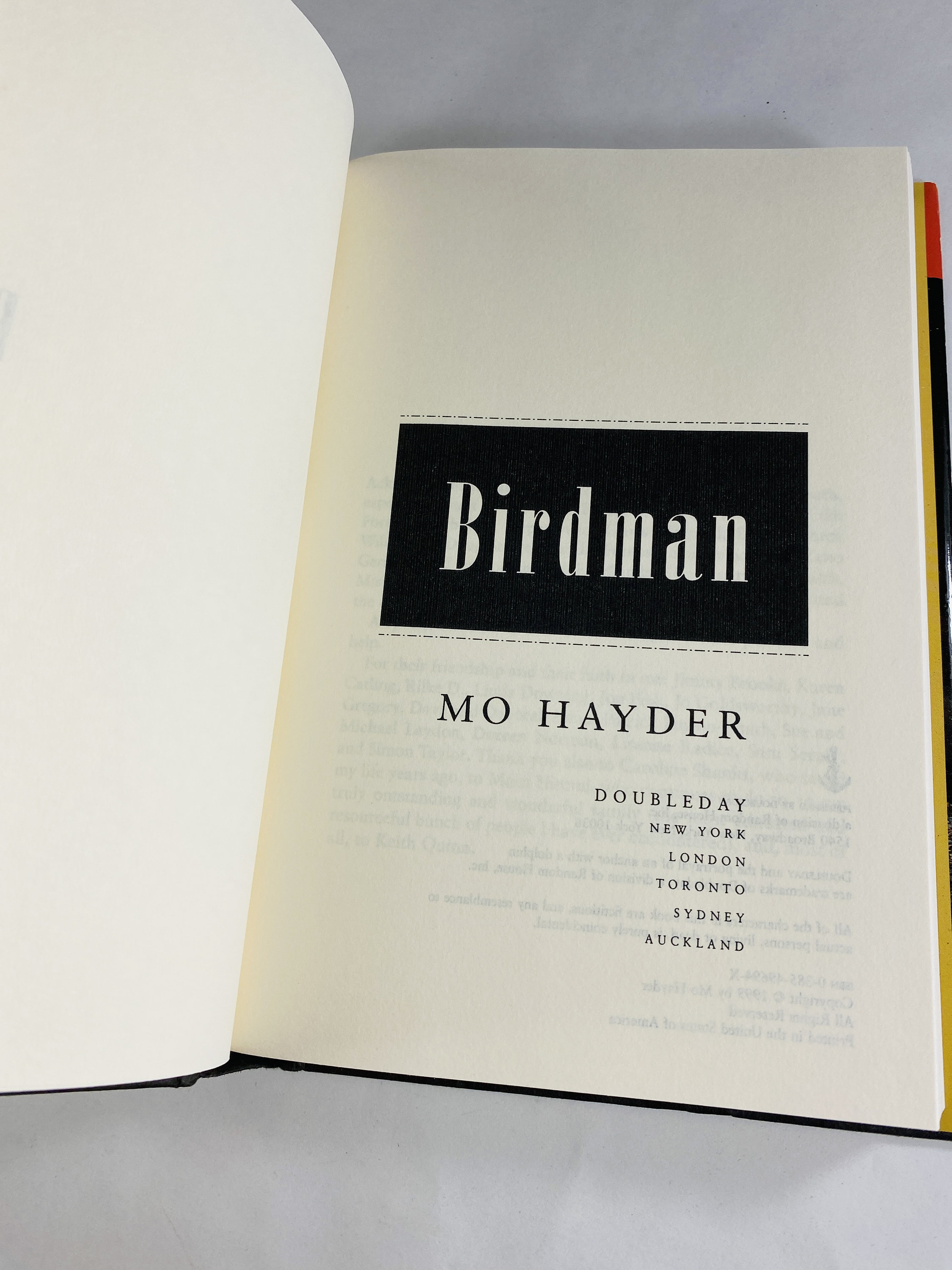 Birdman By Mo Hayder