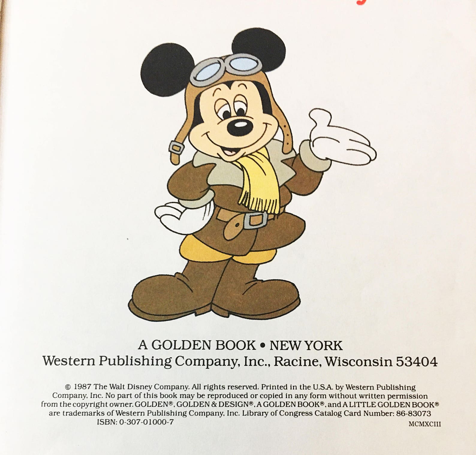 1987 Mickey Mouse Heads for the Sky. Vintage Little Golden - Etsy