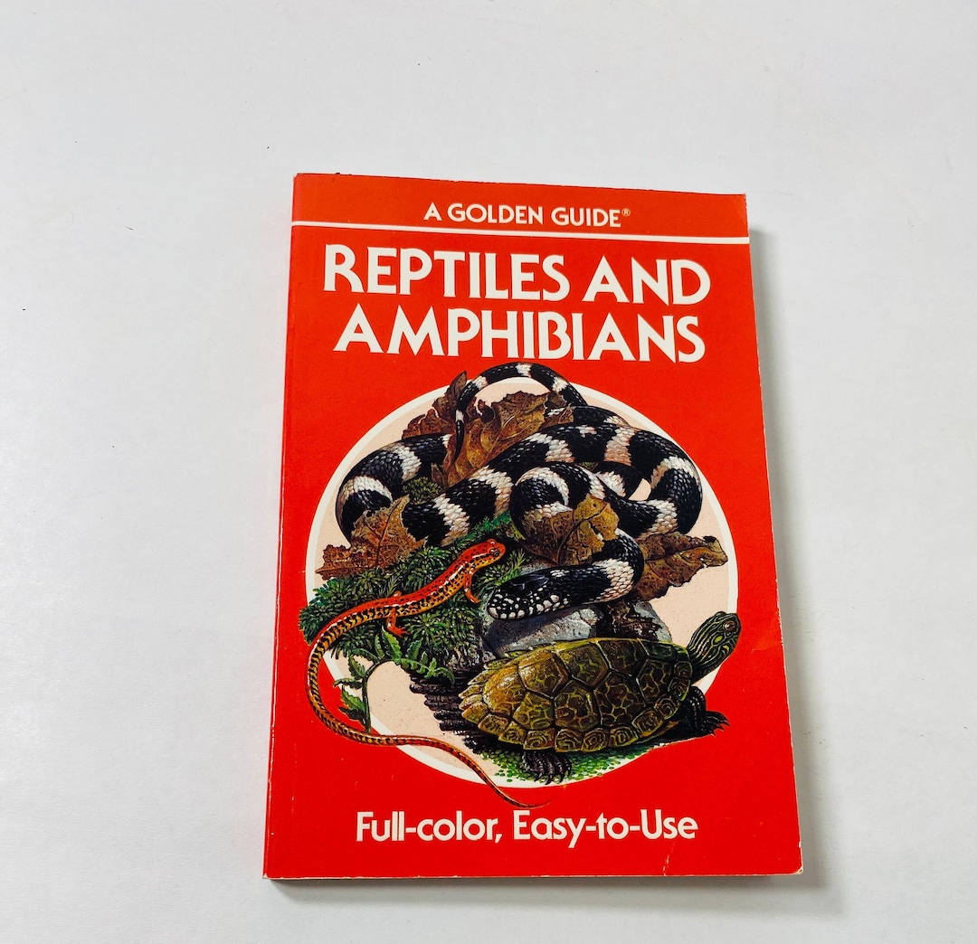 1987 Golden Nature Guide Reptiles and Amphibians by Herbert Zim Vintage ...