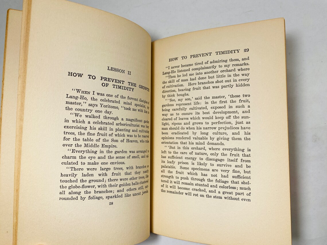 1915 Timidity How to Overcome It by Yoritomo-tashi Mental Efficiency ...