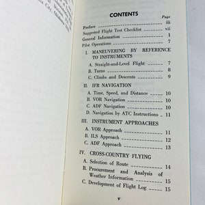 1976 Vintage Instrument Pilot Flight Test Guide Airline Aircraft ...