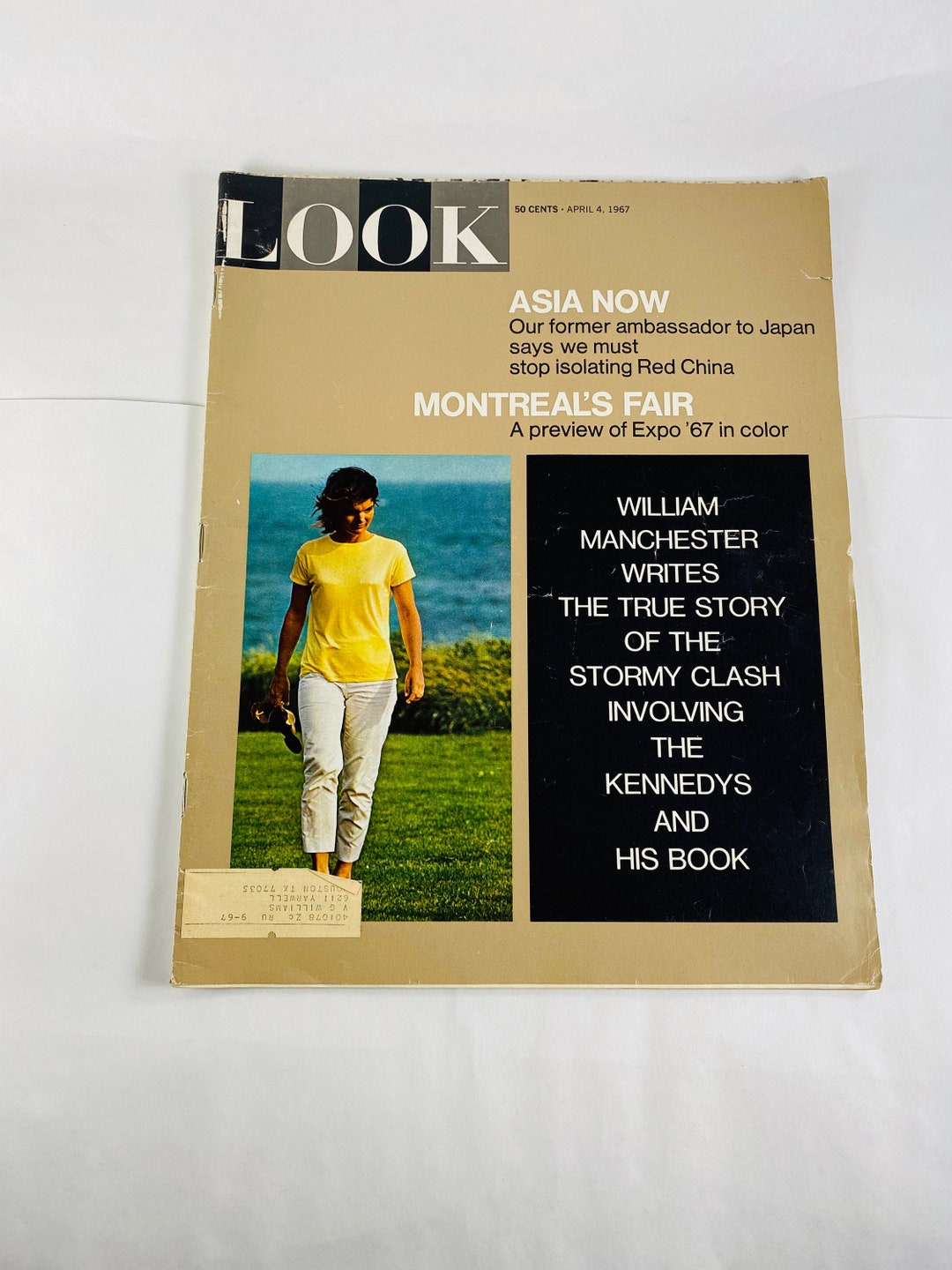 1967 Vintage JFK Look Magazine Manchester Death of a President, Twiggy ...