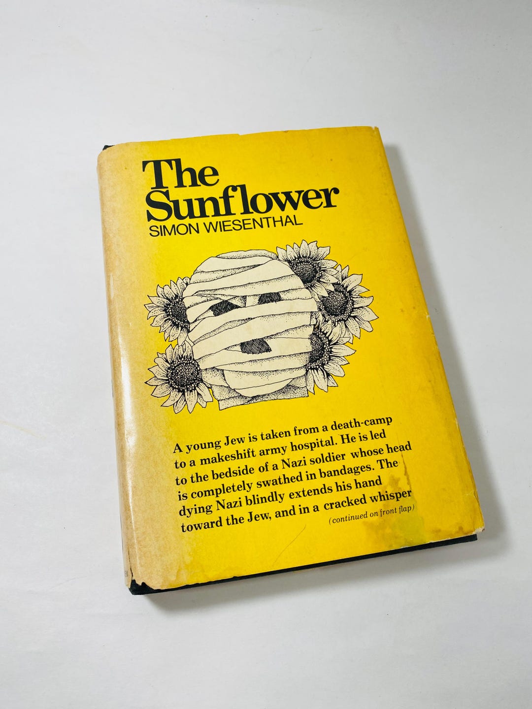 Simon Wiesenthal the Sunflower Vintage Book Circa 1976 With Handwritten ...
