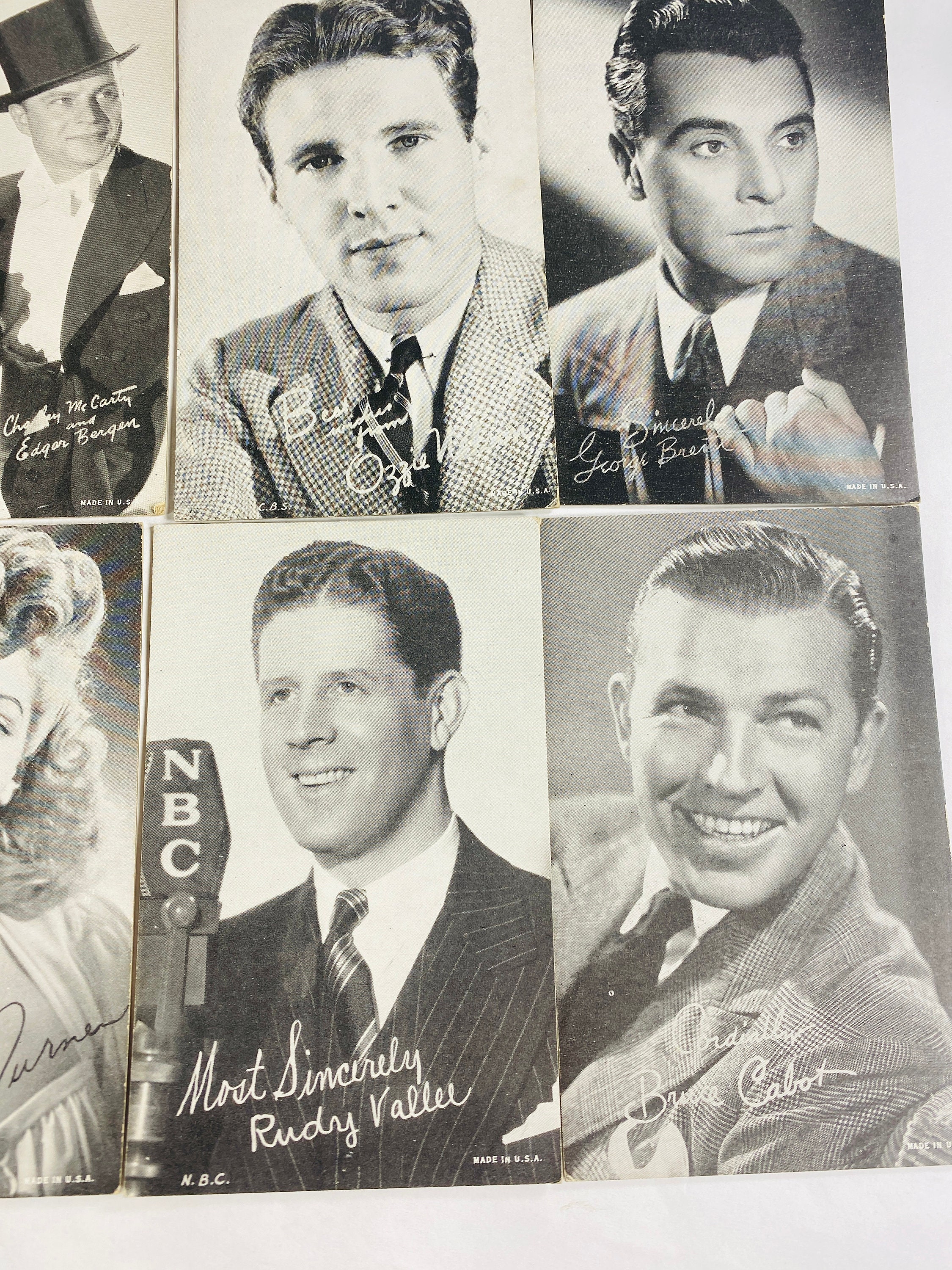 1940s Vintage Hollywood Arcade Lobby Cards Dorothy Lamour Lana Turner ...