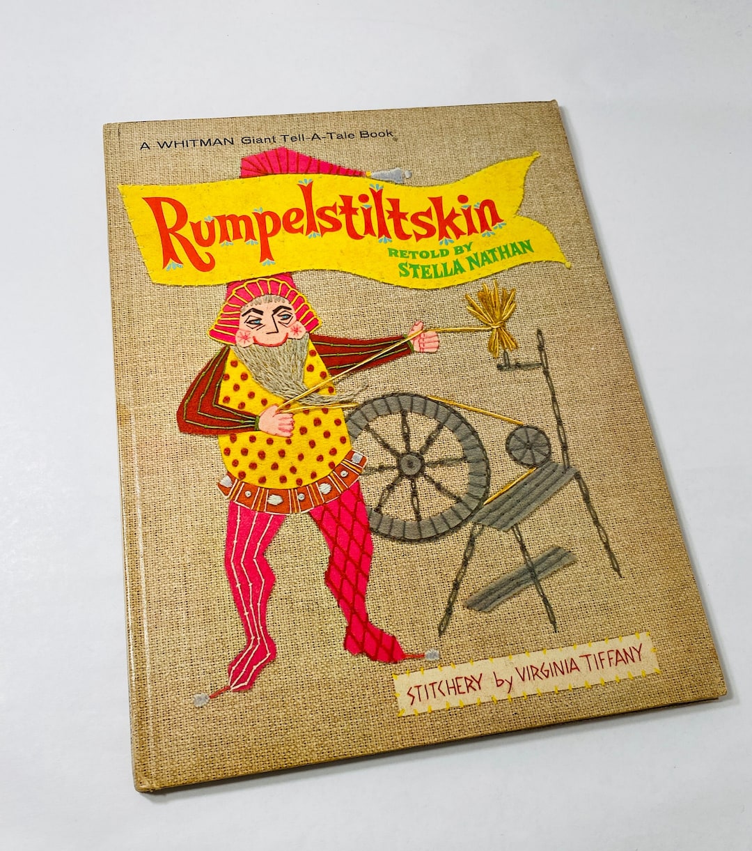 HUGE Rumplestiltskin FIRST Edition Vintage Children's Book Circa 1968 ...
