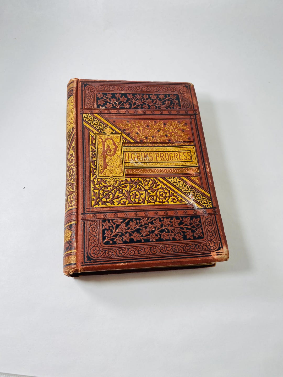 1885 Pilgrim's Progress and Holy War by John Bunyan Vintage Book ...