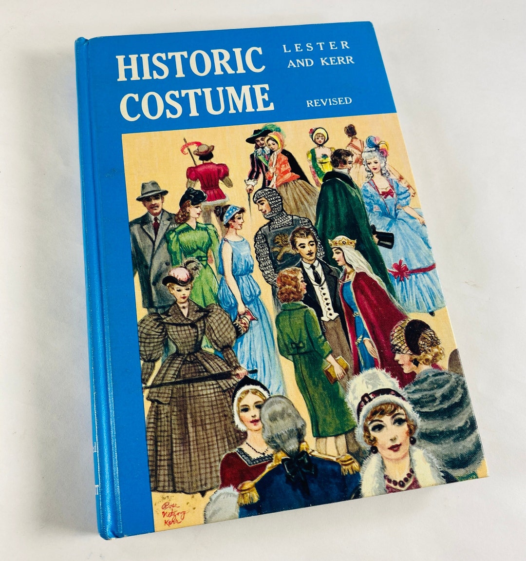 Historic Costume Vintage Design Book by Lester & Kerr Circa - Etsy