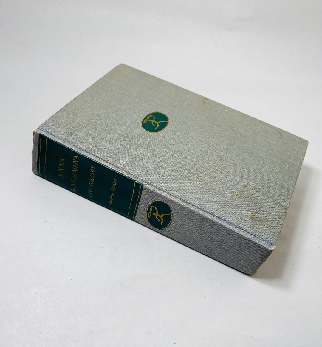 Anna Karenina Vintage Modern Library Book by Tolstoy Circa 1931 Classic ...